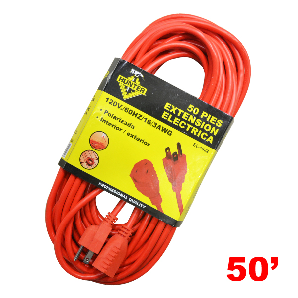 HUNTER 50FT NON UL OUTDOOR EXTENSION CORD - Home & Things