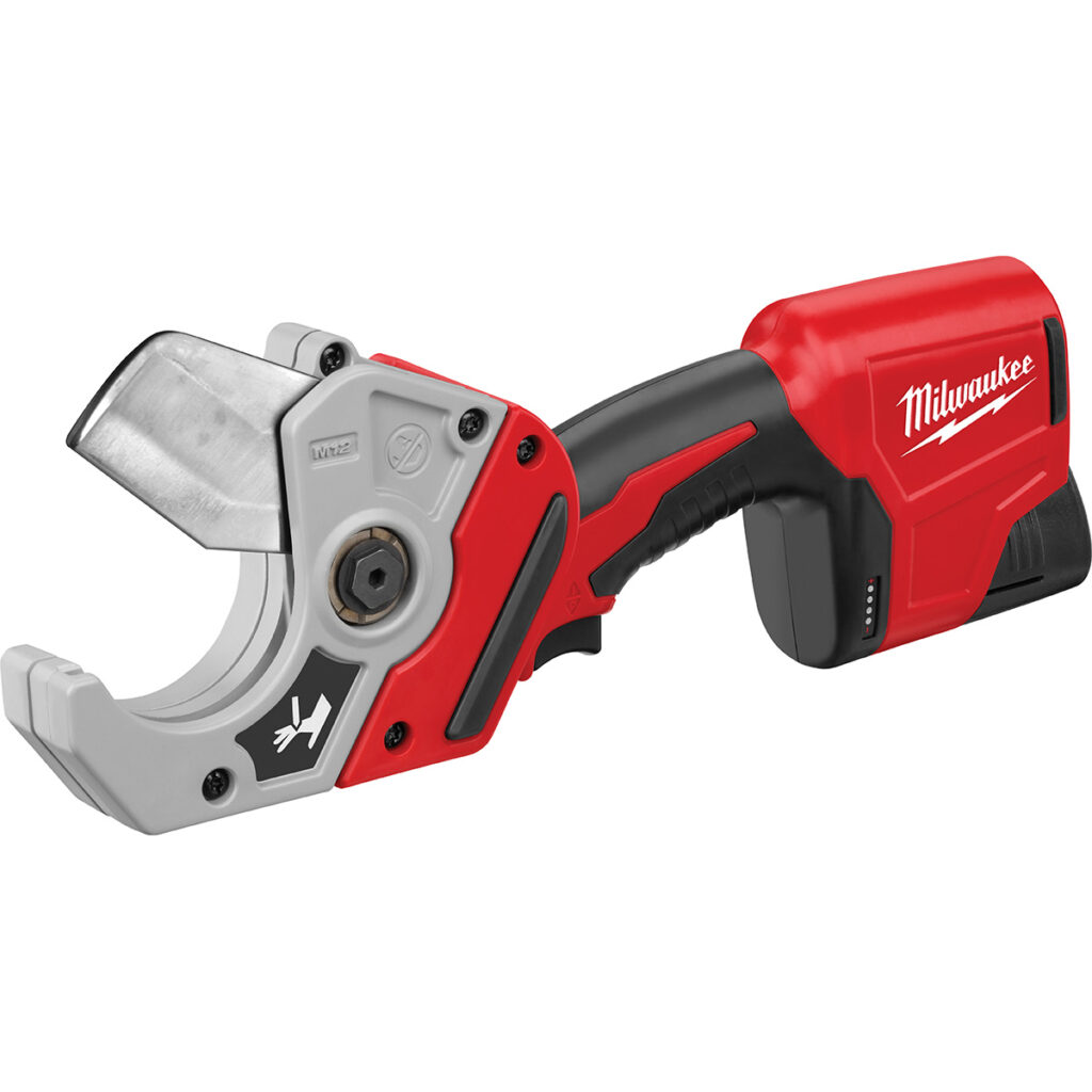 Milwaukee M12 PVC Pipe Shear Kit - Durable Red Tool