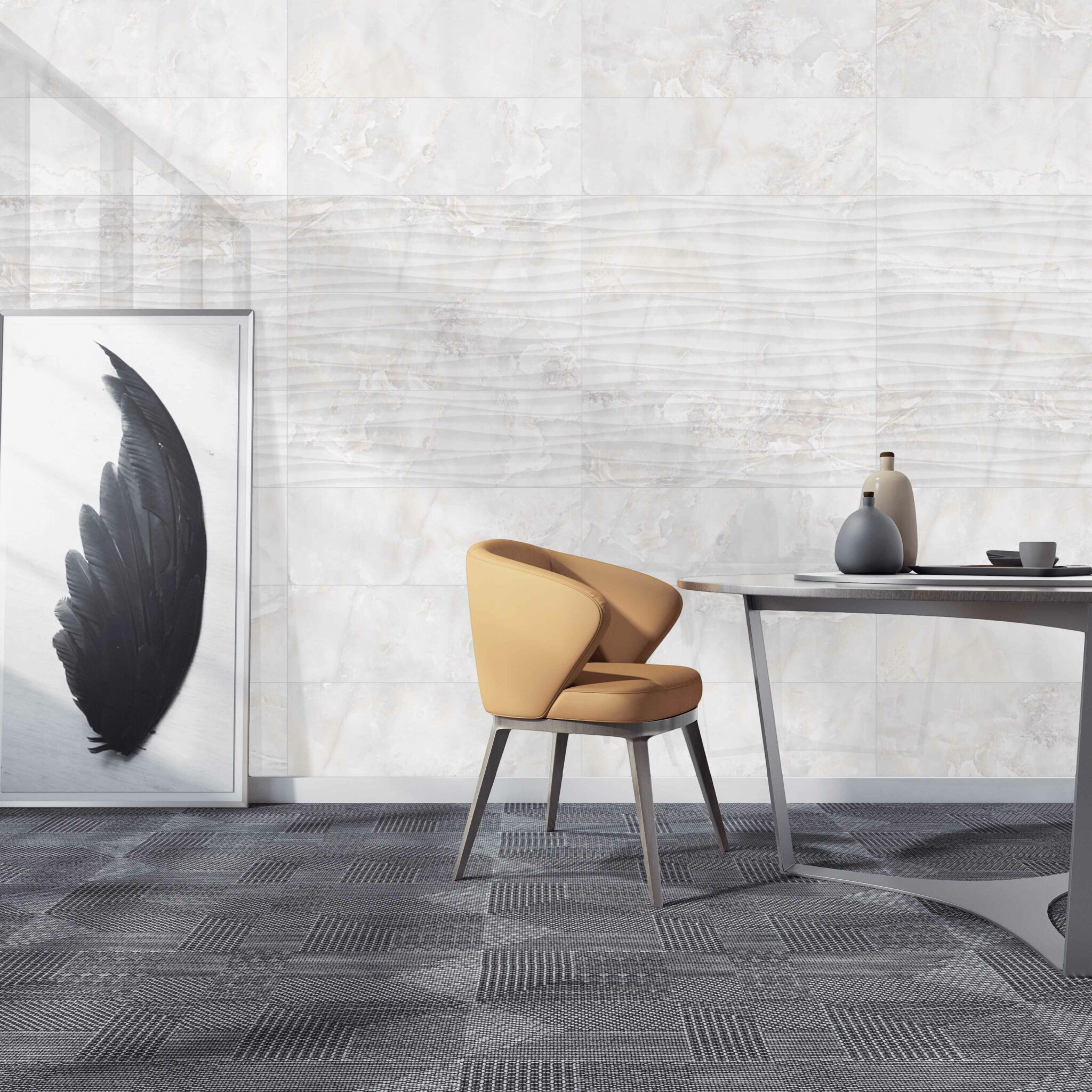 Rozar Onyx Gray HL 01 Glossy 30 x 90/12 x 35.5 (A) - 4pcs/bx - Home ...